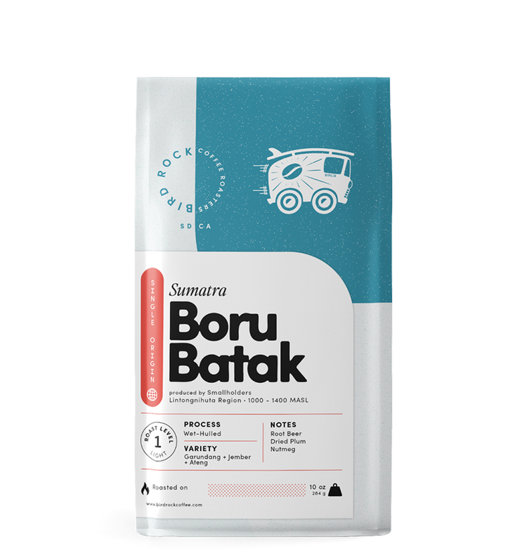 Sumatra Boru Batak Coffee by Bird Rock Coffee Roasters | Light Roast ...